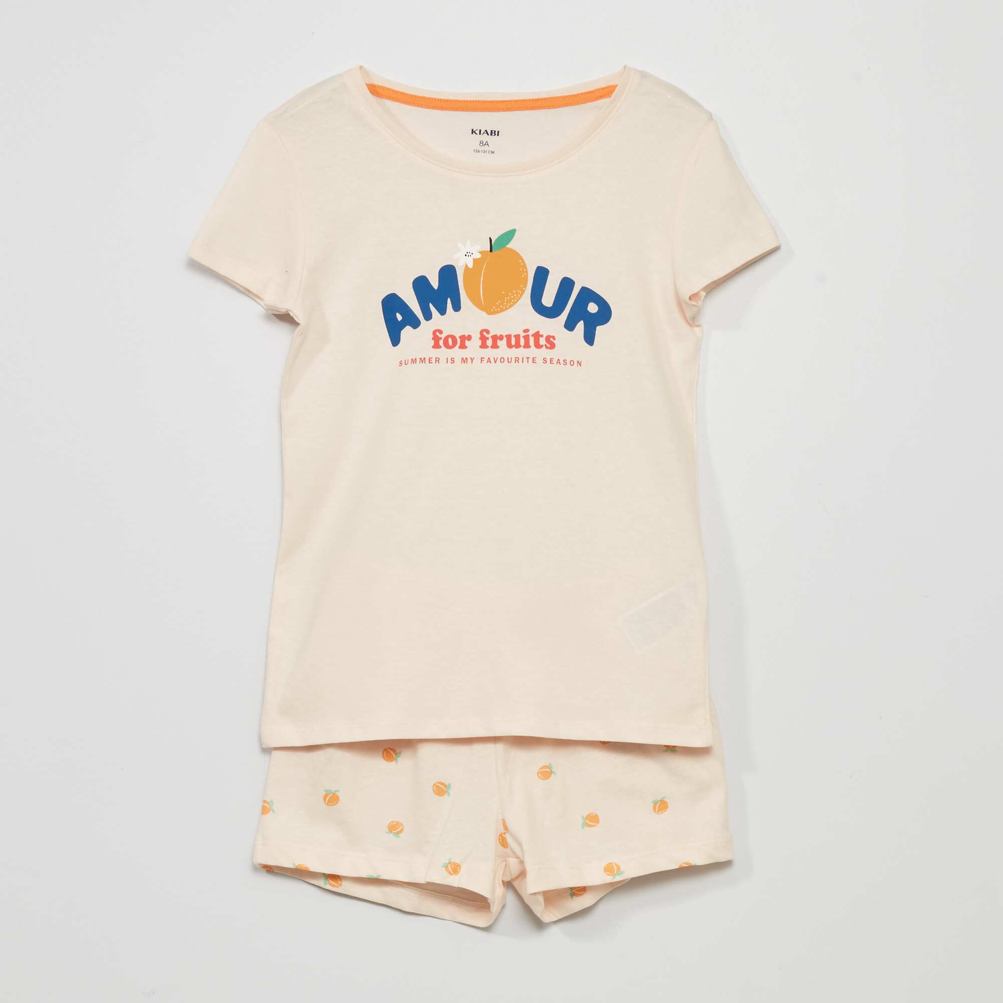 Pyjama court - 2 pi ces Blanc – Kiabi Algérie